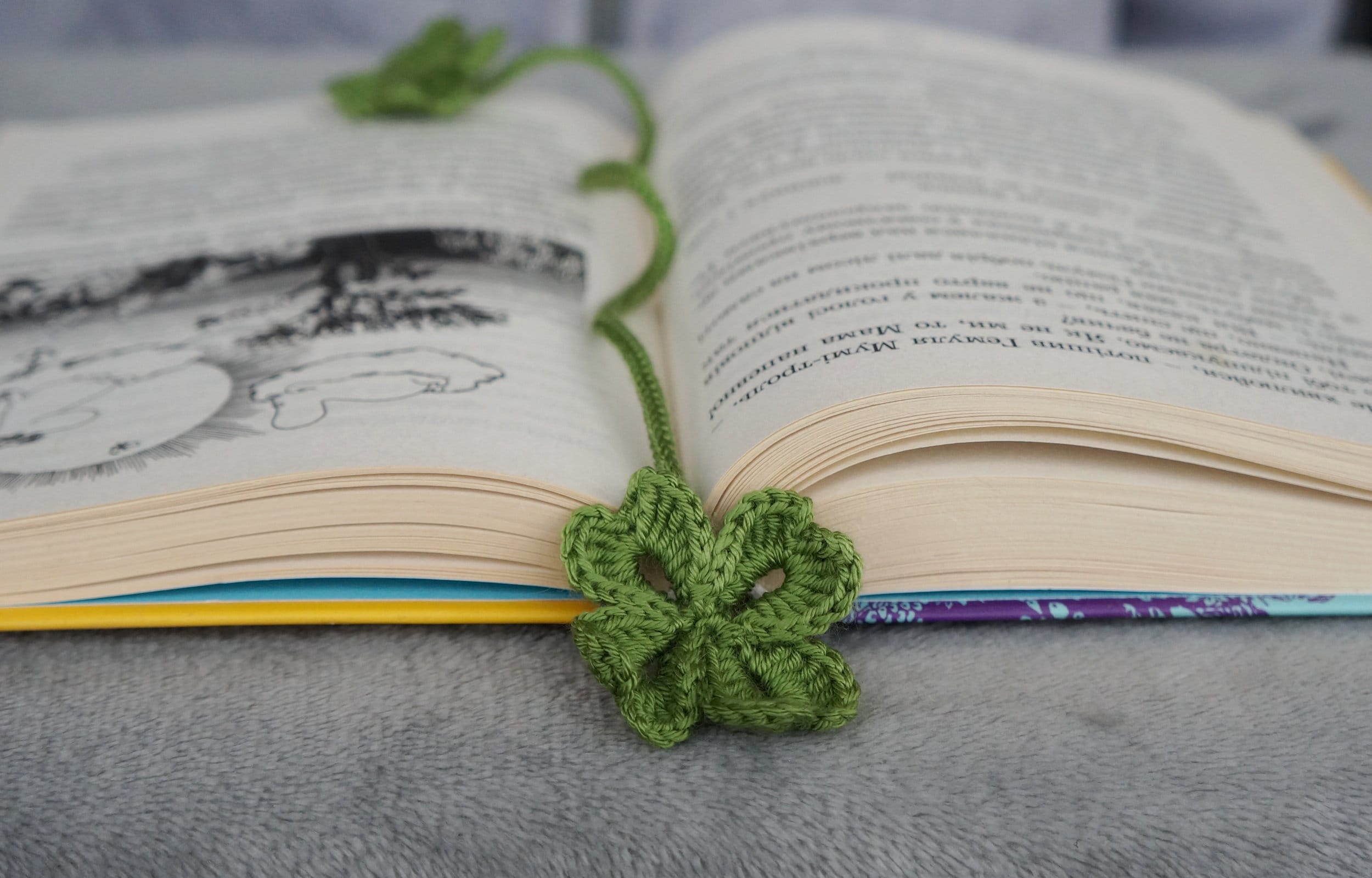 St. Patrick's Day Bookmark Four Leaf Clover Bookmark Bookish Gifts ...