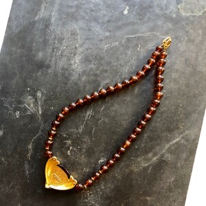 Vintage Napier 14k Gold Resin Beads Necklace | Vintage Necklace | Bead ...
