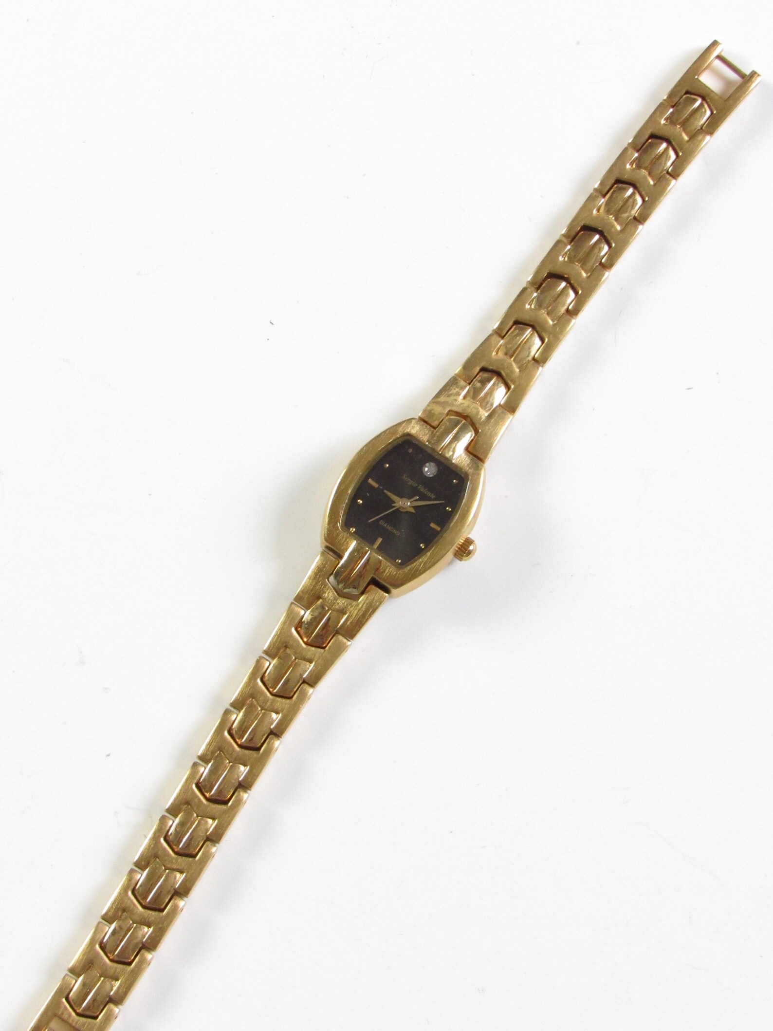 Sergio Valente Diamond Gold Japanese Movement Ladies Watch | Etsy