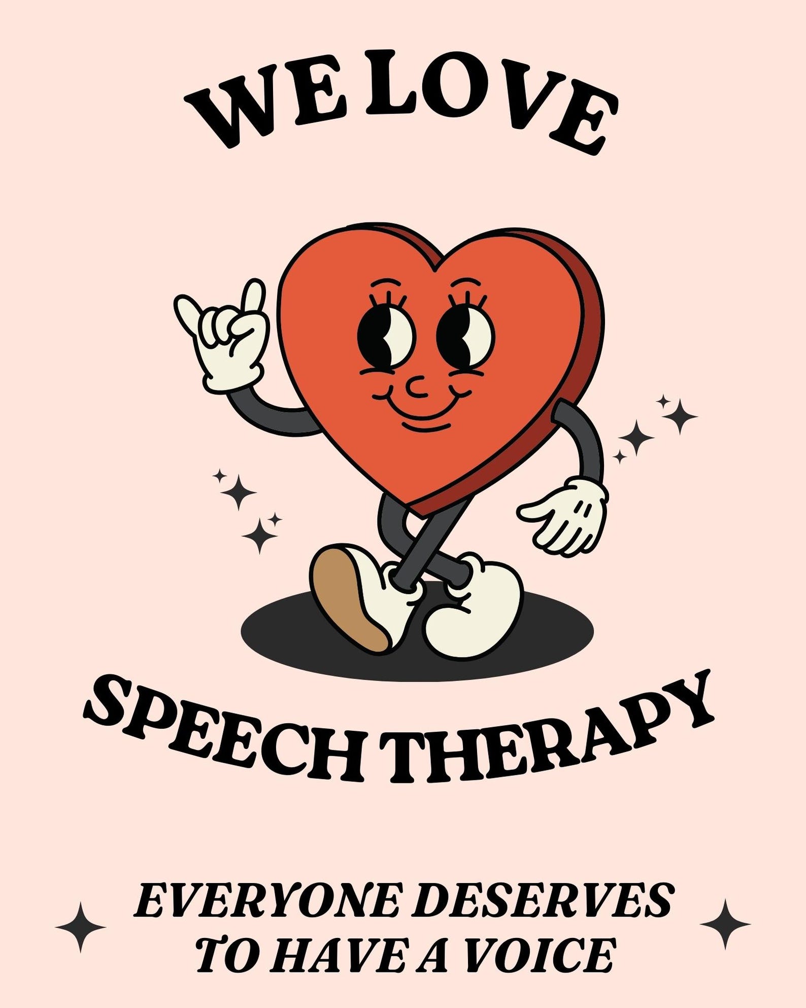 Speech Therapy Decor Digital Download- We Love Speech Therapy Print ...