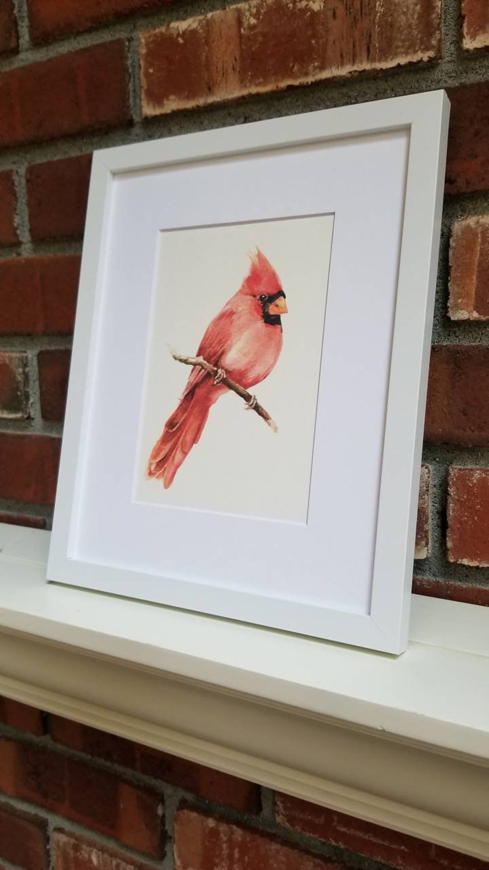 Red Cardinal. Print of an Original Watercolor Painting. - Etsy