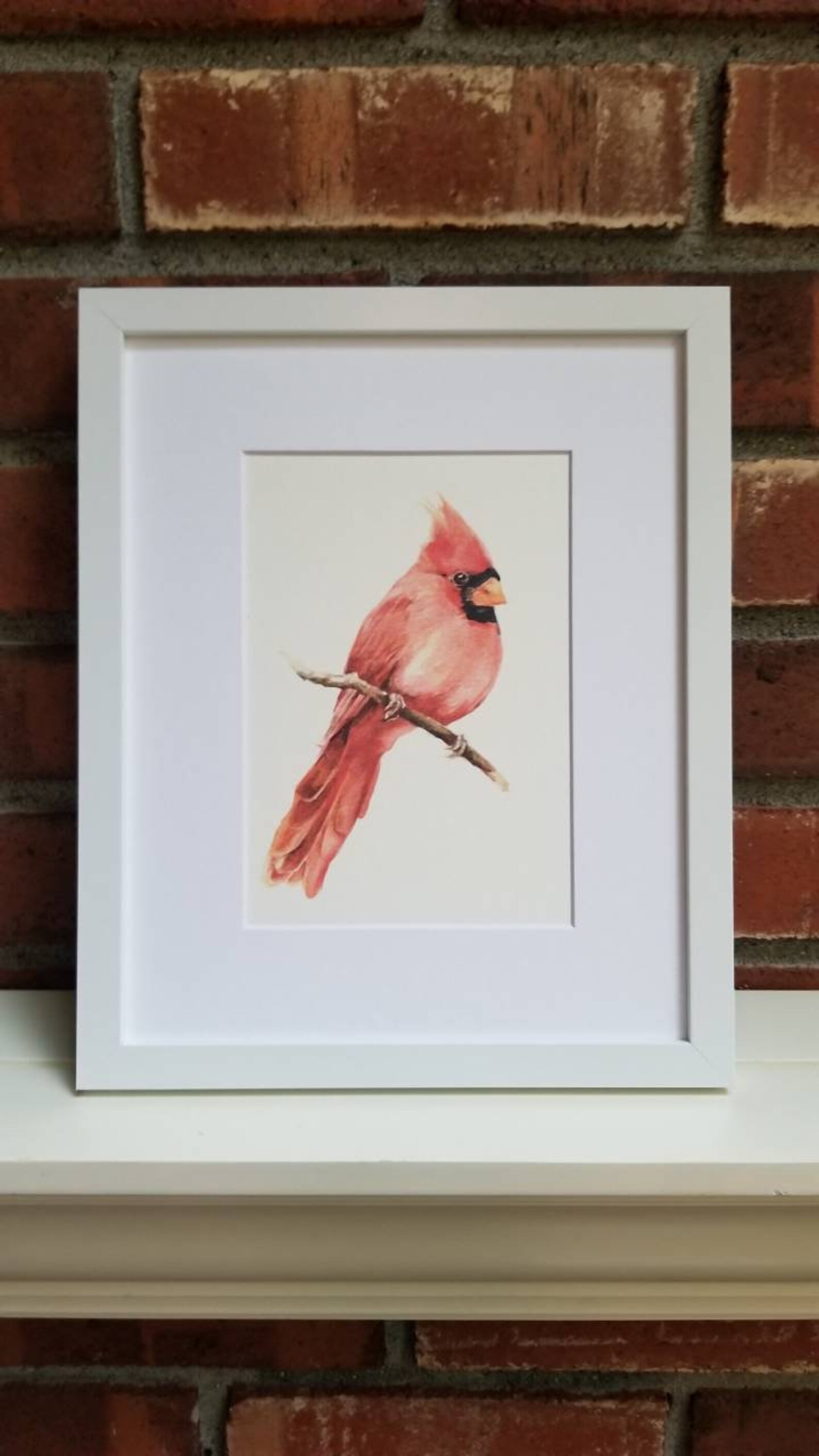 Red Cardinal. Print of an Original Watercolor Painting. - Etsy