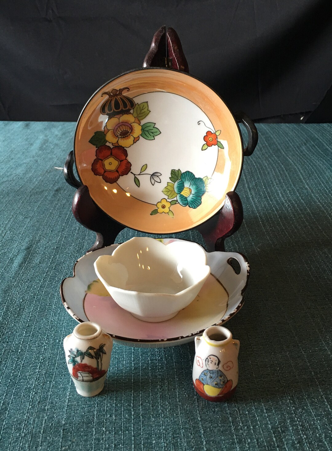 Early 20th Century Japanese Lusterware - Mixed Lot of Lusterware ...