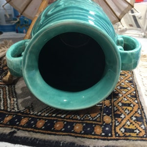 Alamo-camark Green 2 Handled Vase - Etsy