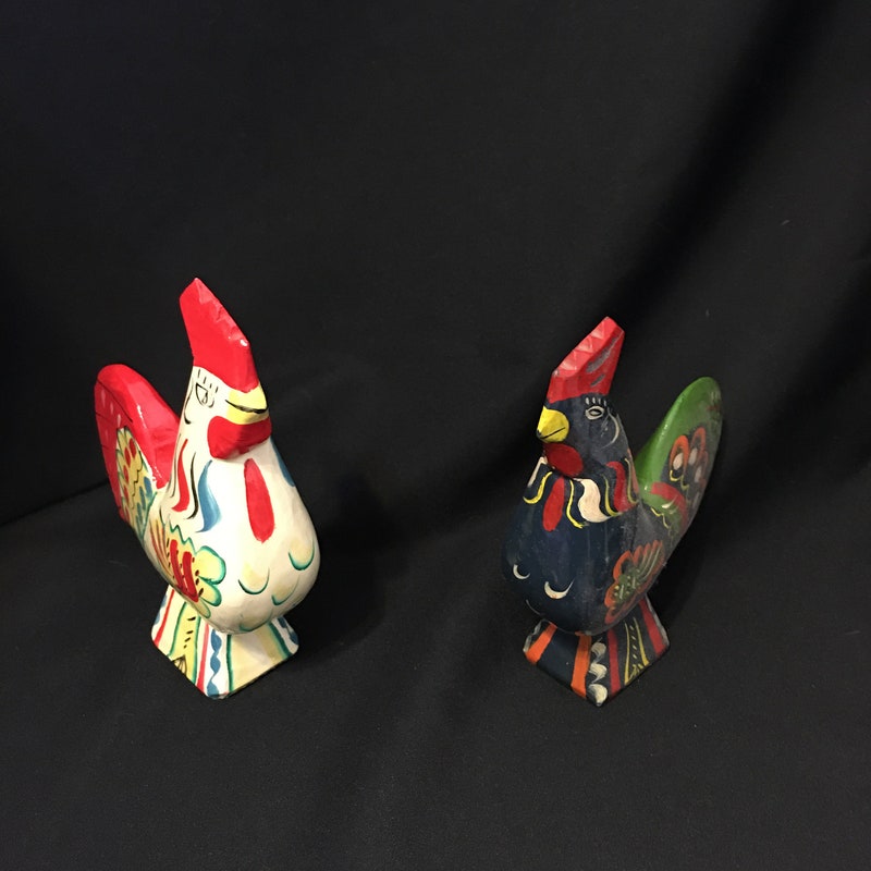 Dala Roosters - Etsy