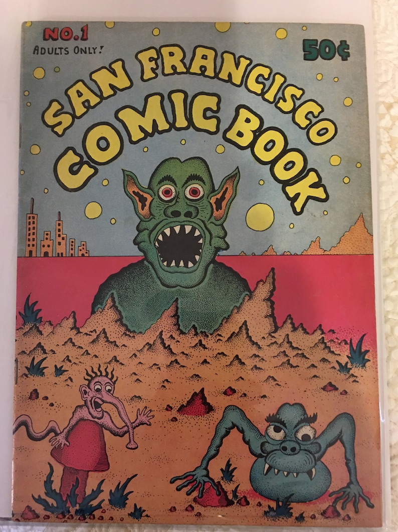San Francisco Comic Book No.1 and No. 2 Rare Underground - Etsy