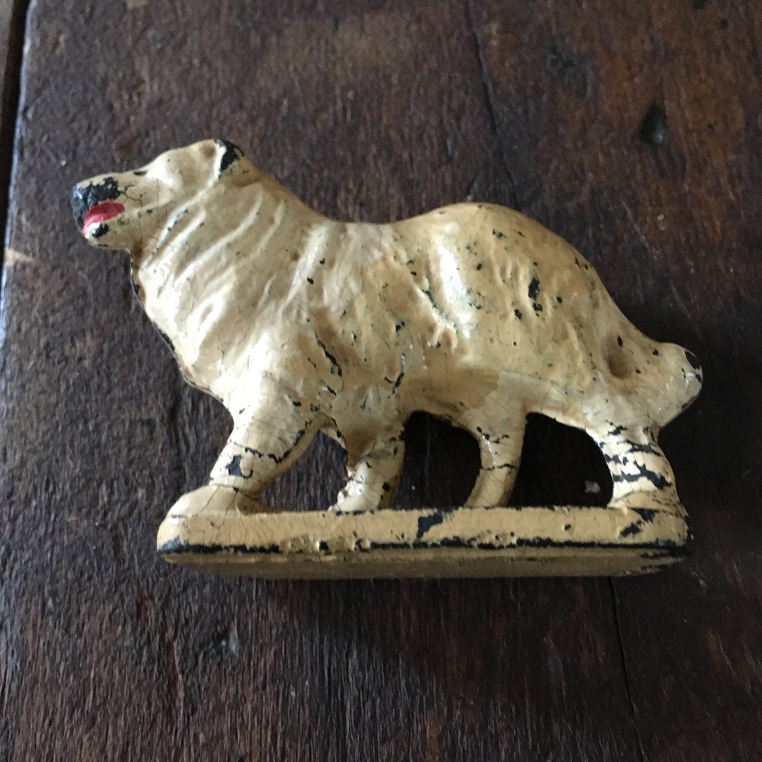 Vintage Auburn Rubber Farm Animals: Cows and Dogs - Etsy