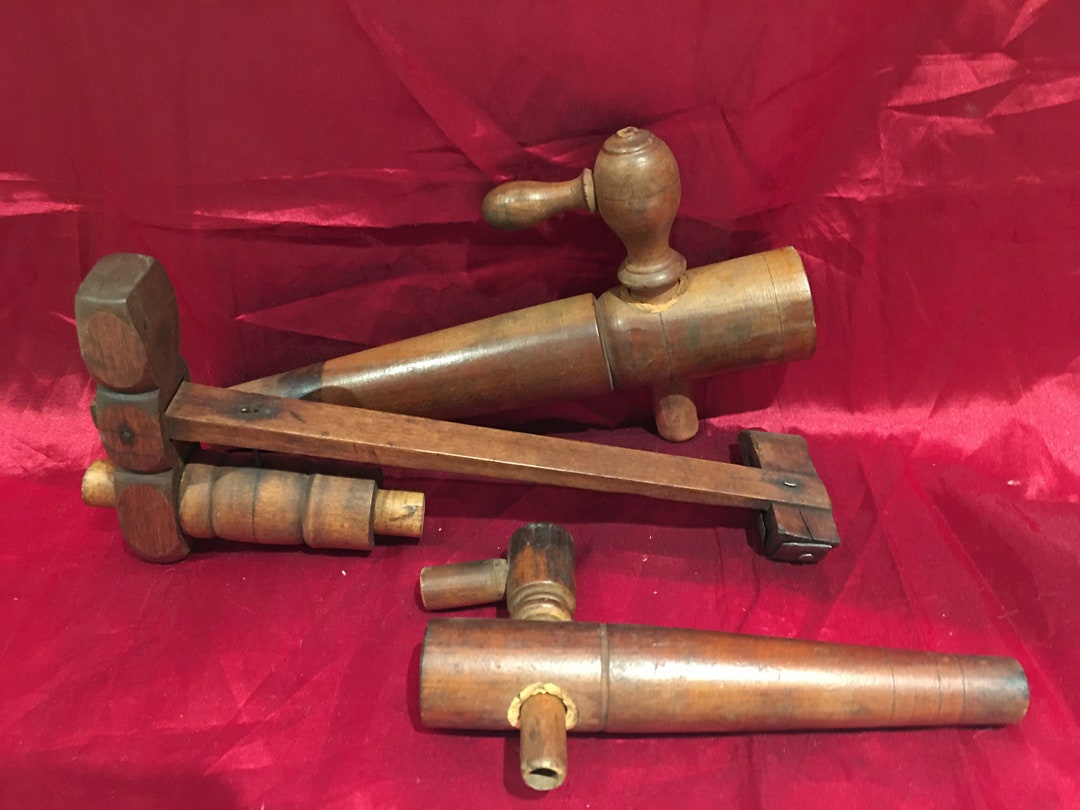 Antique Barrel Taps - Wooden Taps - Etsy