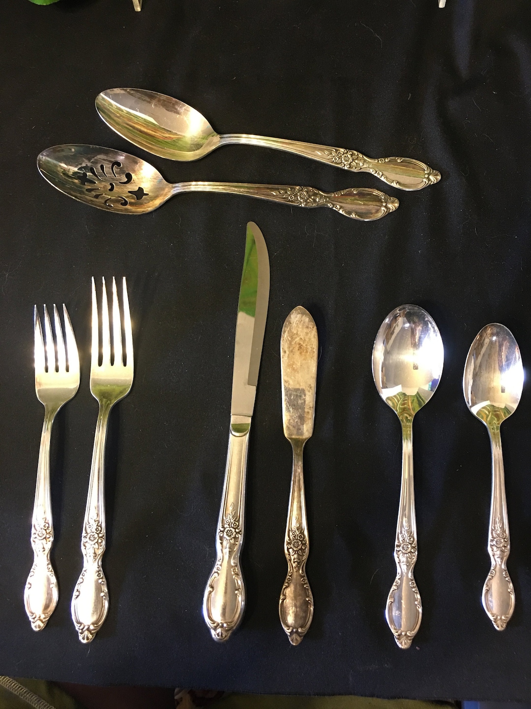 Wm. Rogers & Sons Victorian Rose Silverware - Etsy