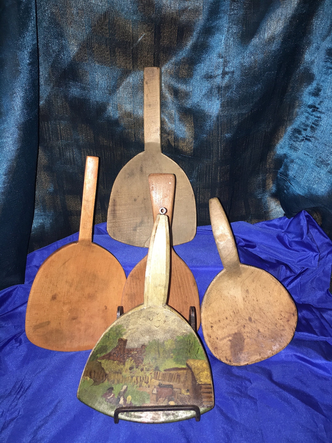Antique Butter Paddles - Hand Made Hand Painted Paddles - Antique ...