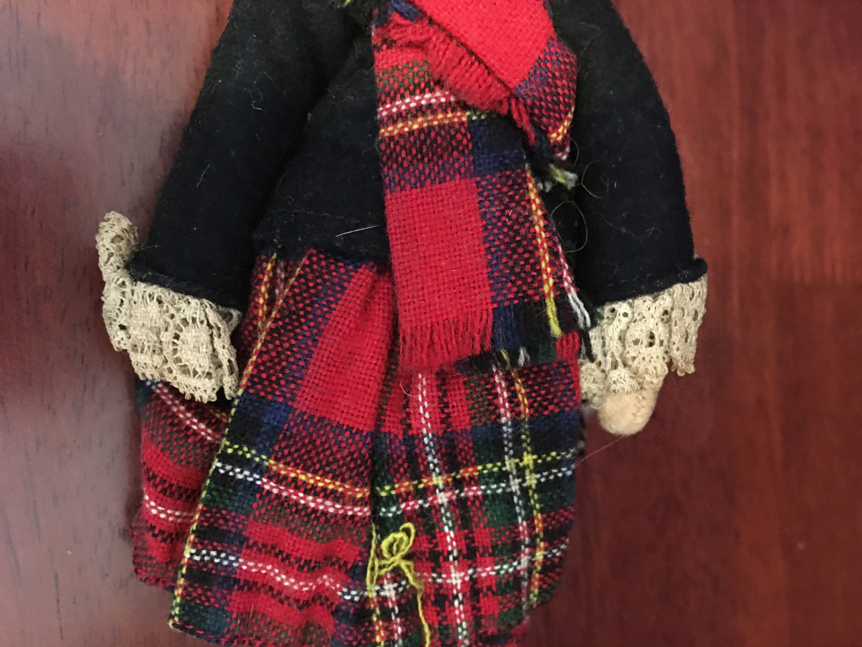 1950's Scottish Doll Composite Head Felt Body Doll - Etsy