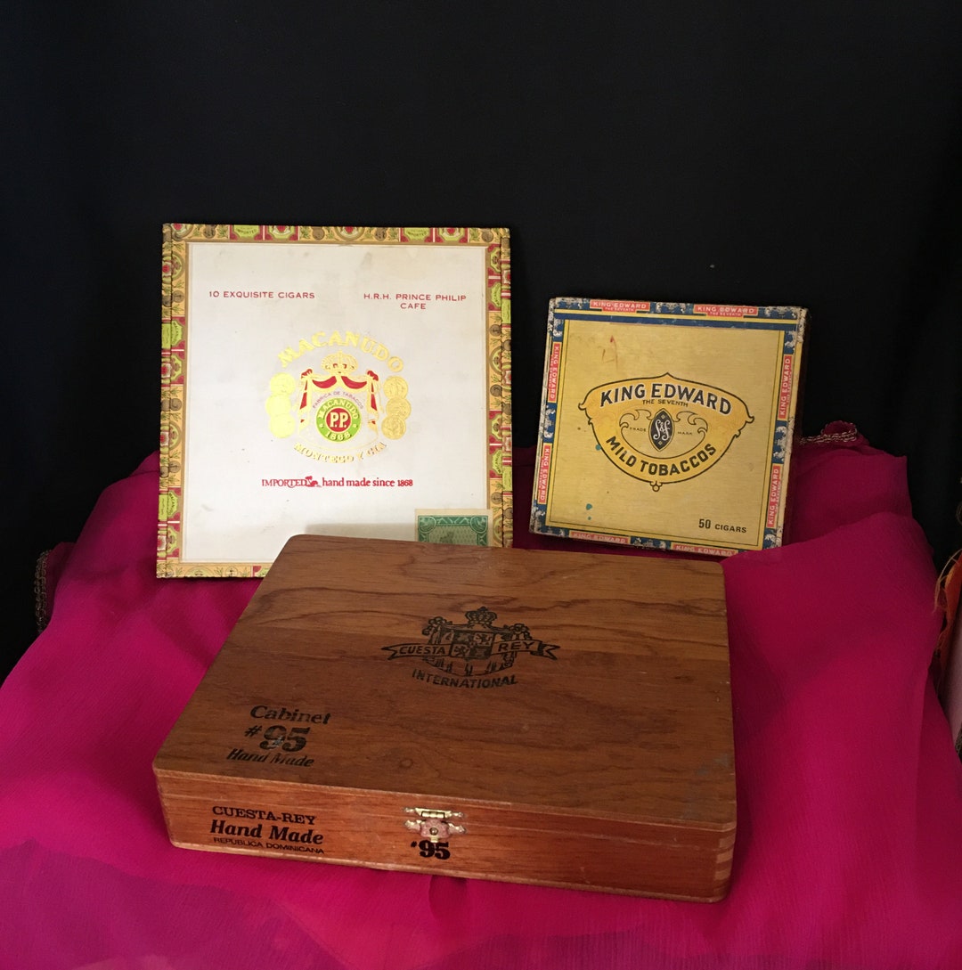 Cigar Boxes - Wood and Cardboard Cigar Boxes - Etsy