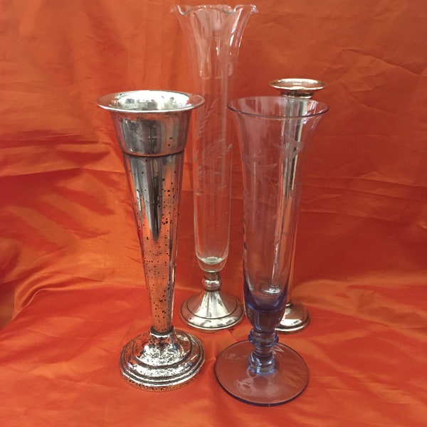 Silver Plate Vase - Etsy