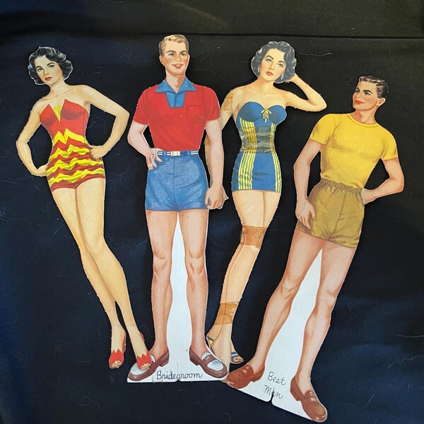 1950s Paper Dolls - Etsy