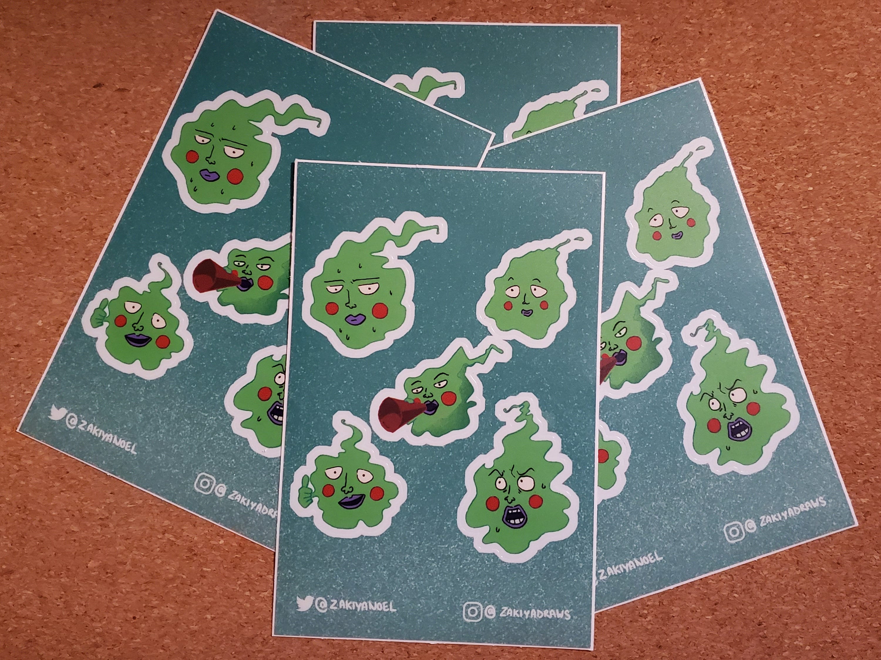 Mob Psycho Dimple Sticker Set - Etsy