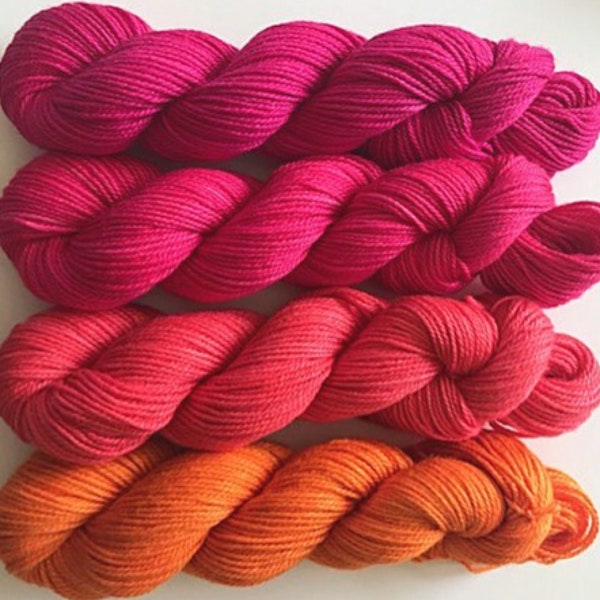 Bright Orange Yarn - Etsy