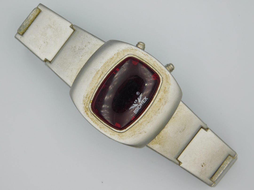 Vintage Bronex LCD Watch 1970s - Etsy