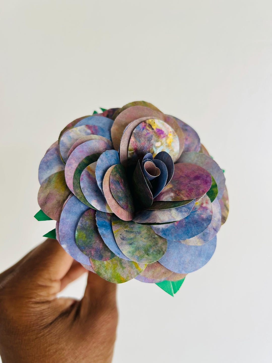 Water Lilies 1903 Paper Roses|claude Monet|paper Flowers|art Lover Gift ...