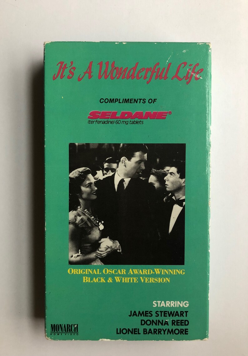 It's A Wondeful Life (1946) - VHS, 1989 Monarch Home Video - Used - Etsy