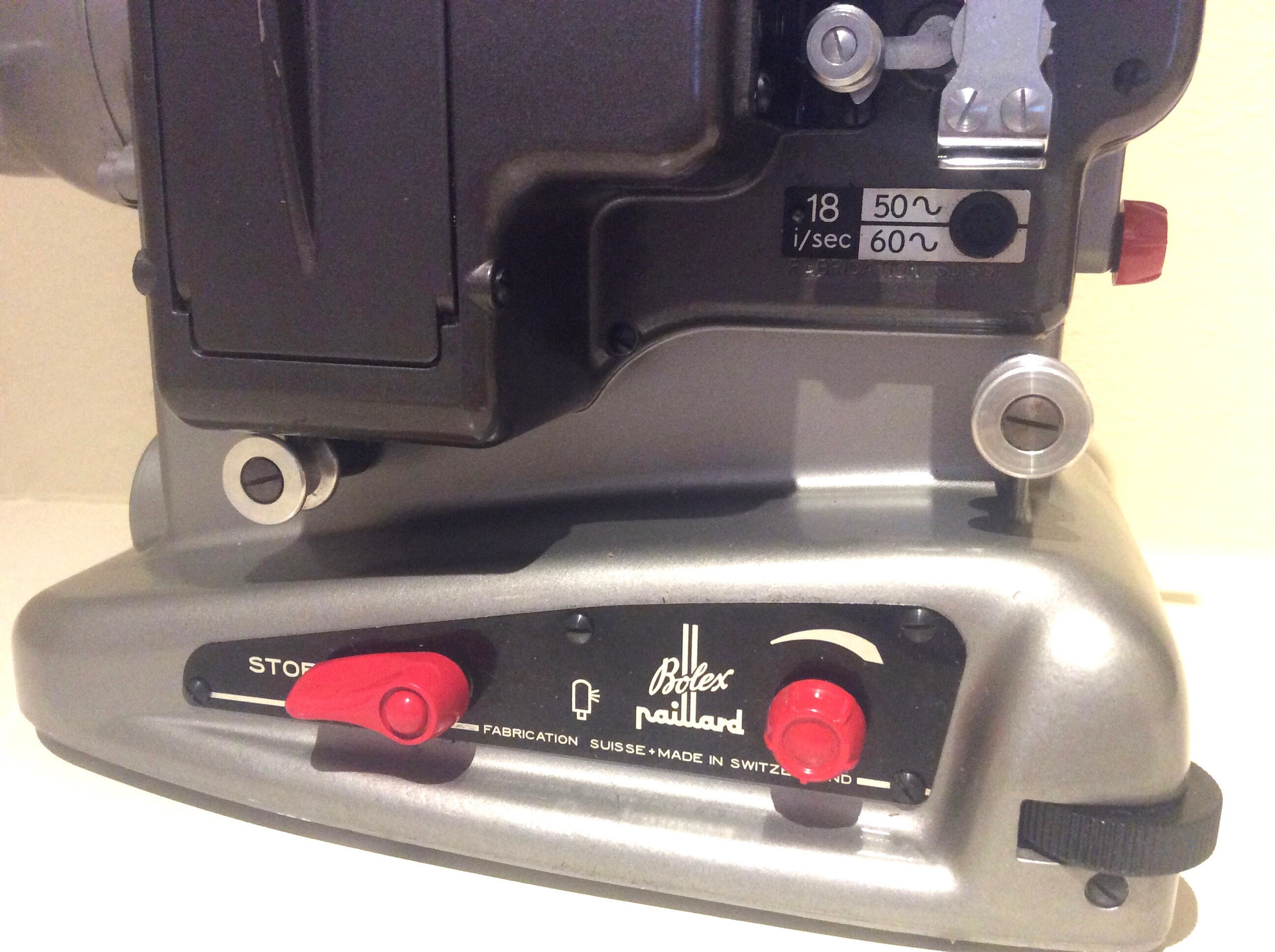 1958 Bolex-paillard M8S 8mm Film Projector to Use With Bolex Synchromat ...