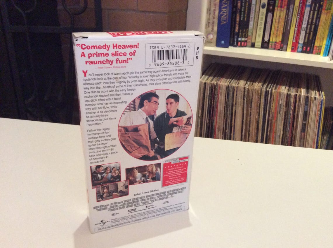 American Pie (1999) Jason Biggs - VHS Tape - Used - Etsy