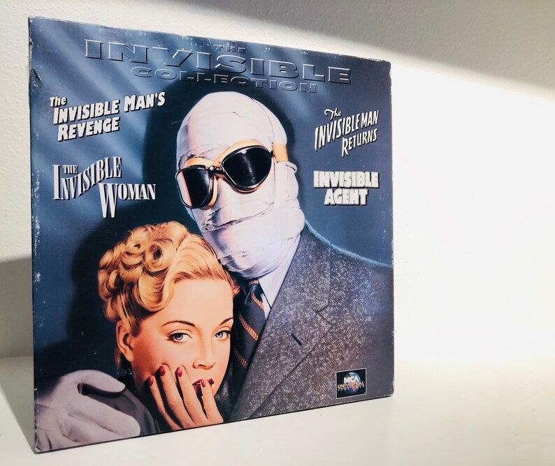 Laser Disc "the Invisible Man" Collection Boxed Set Original - Etsy
