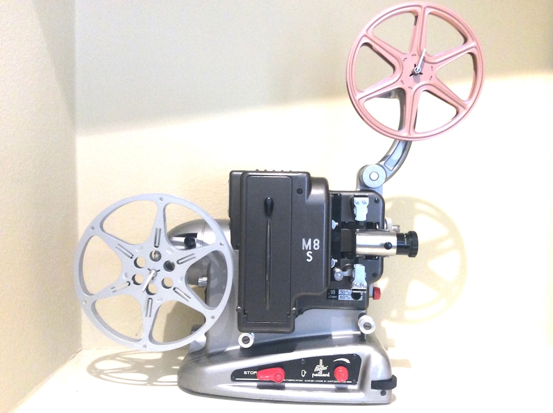 1958 Bolex-paillard M8S 8mm Film Projector to Use With Bolex Synchromat ...