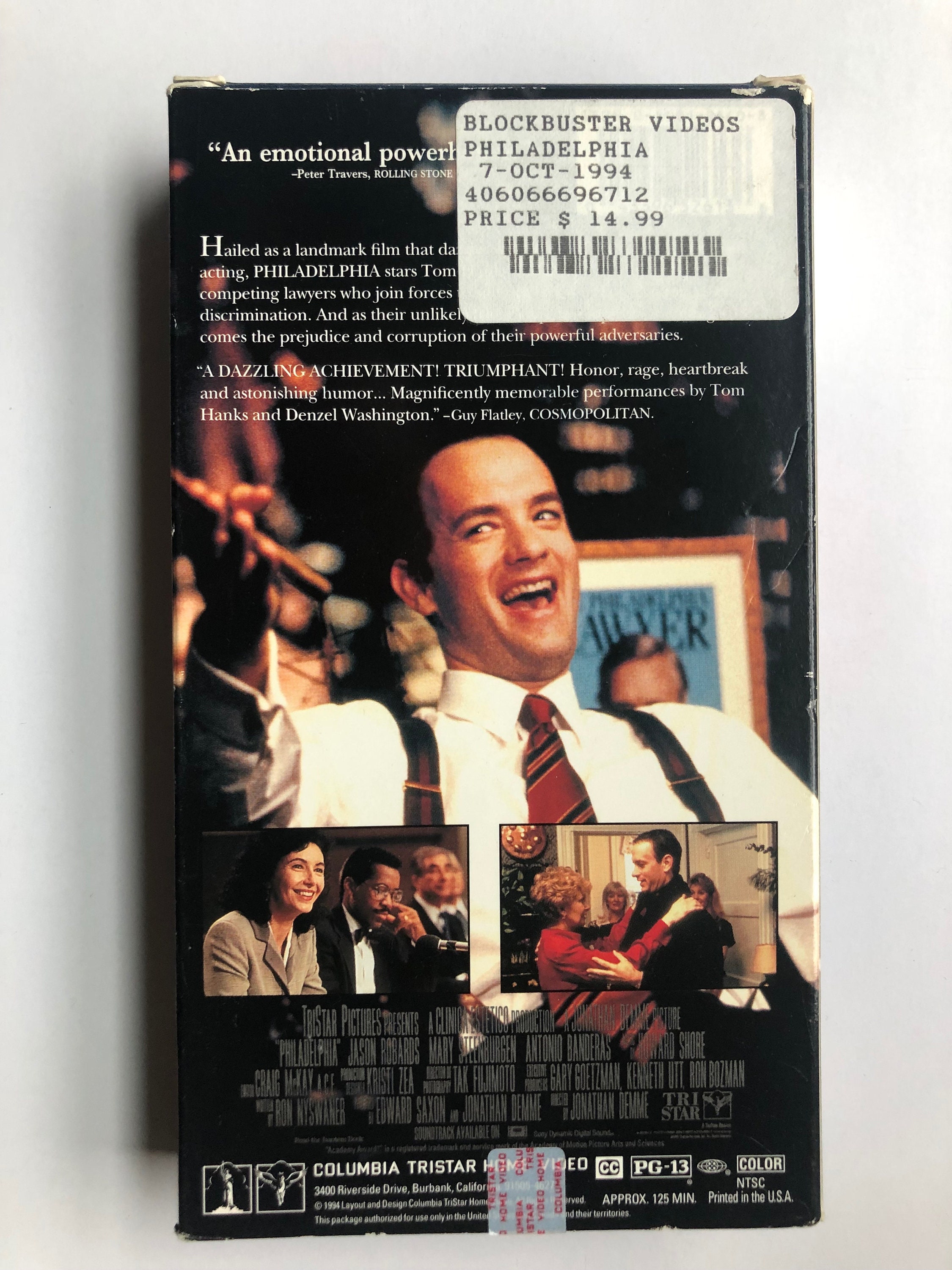 Philadelphia (1993) - VHS 1994 - Used - Etsy