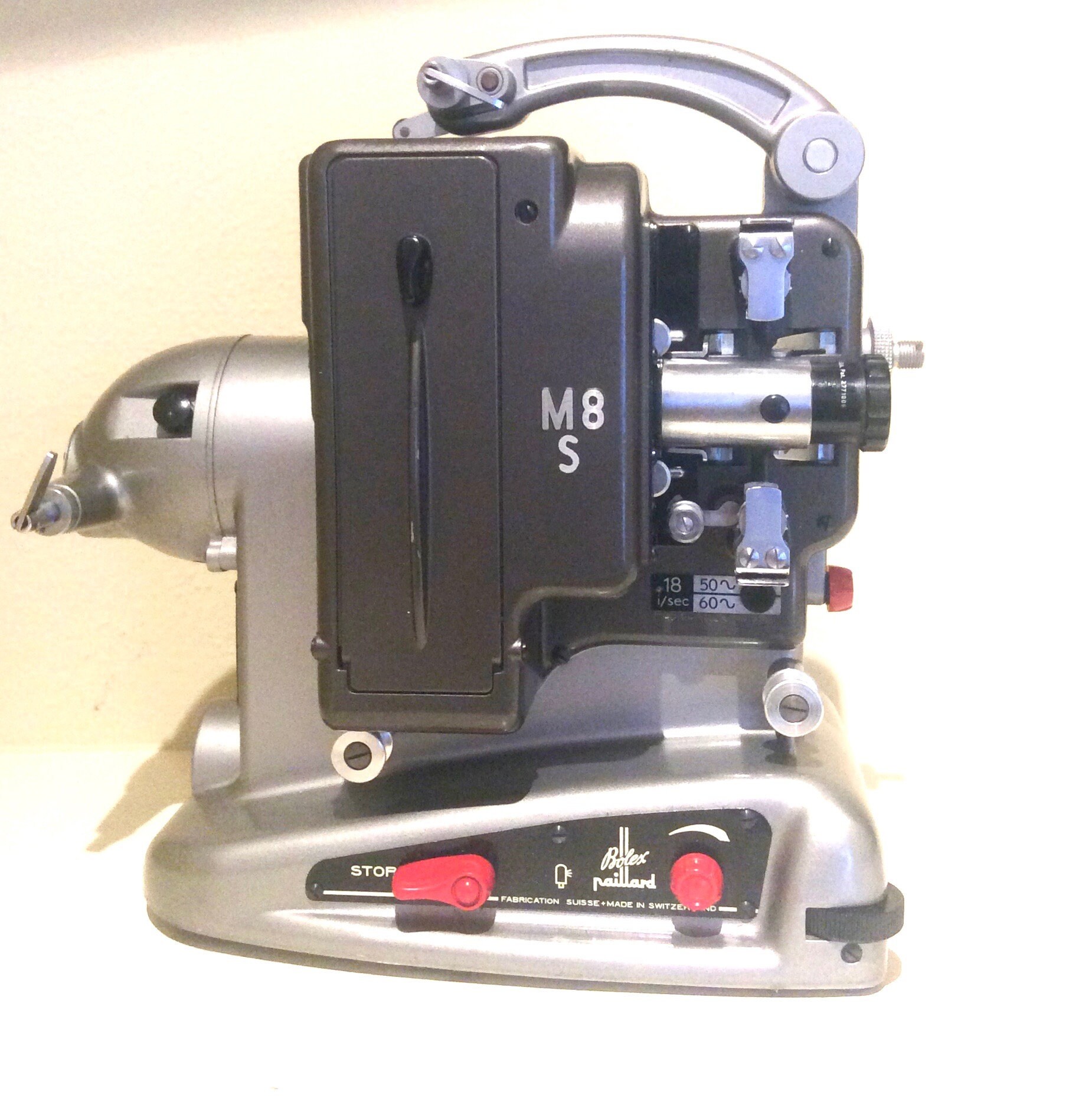 1958 Bolex-paillard M8S 8mm Film Projector to Use With Bolex Synchromat ...