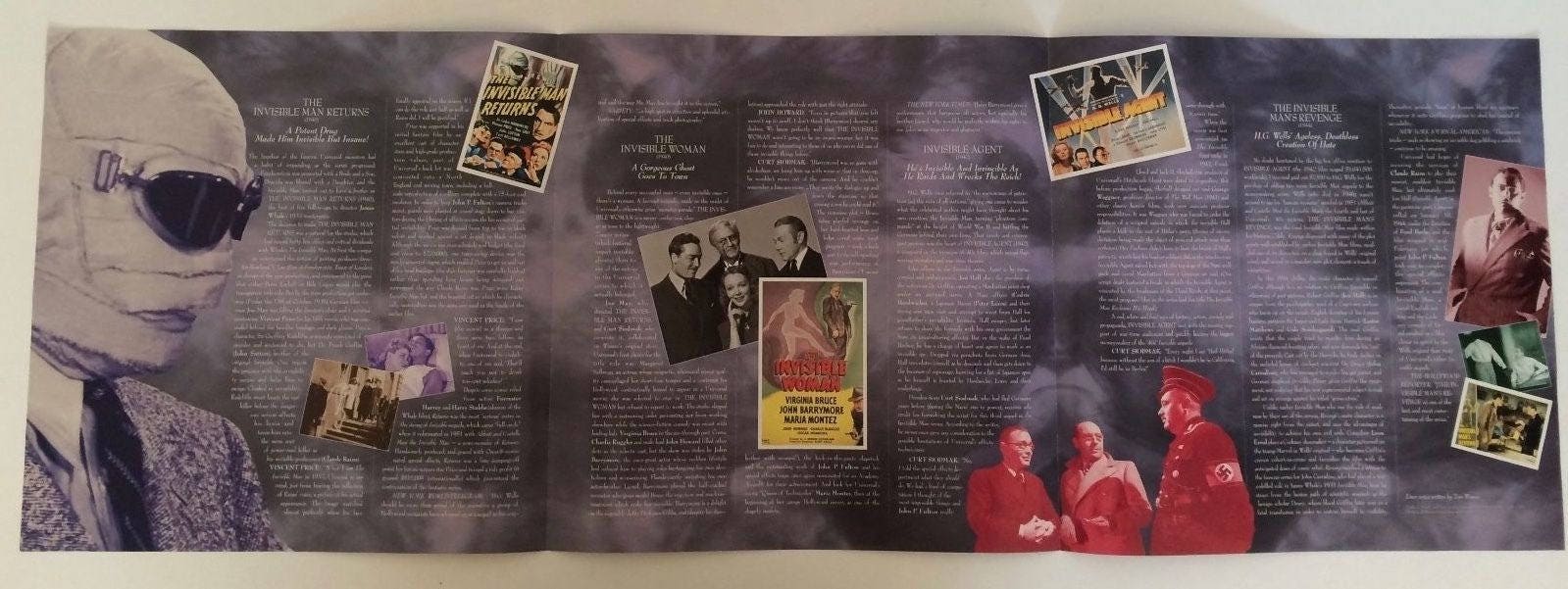 Laser Disc "the Invisible Man" Collection Boxed Set Original - Etsy