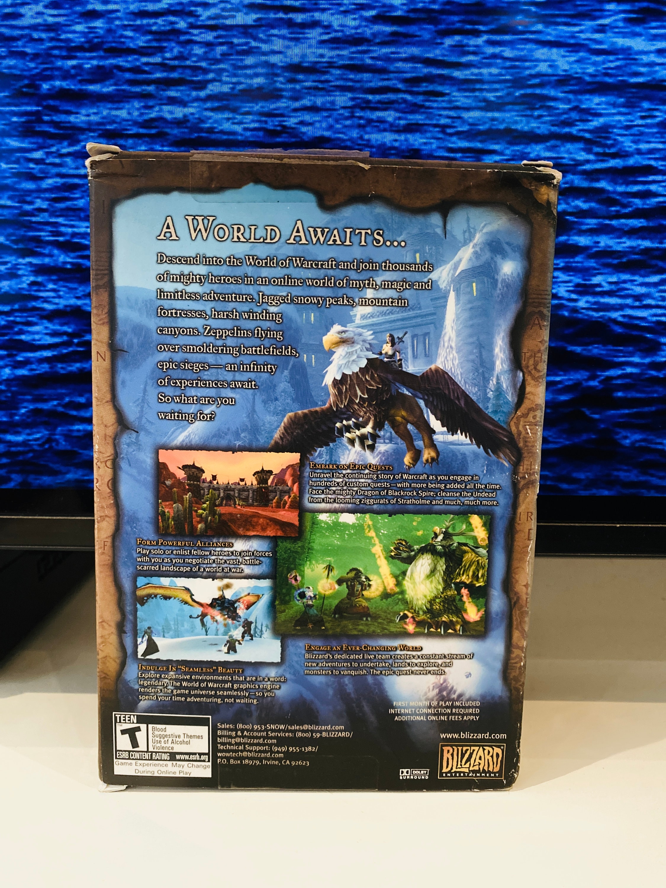 World of Warcraft - Original Big Box PC Windows/mac Game Blizzard - Etsy