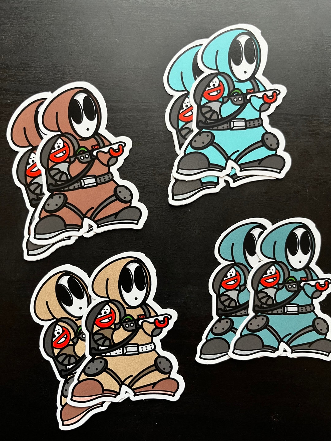 Shy Guy Shy Ghost Busters Sticker Pack - Etsy