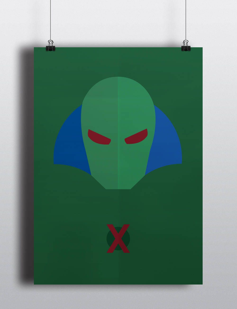 Martian Manhunter Symbol Wallpaper