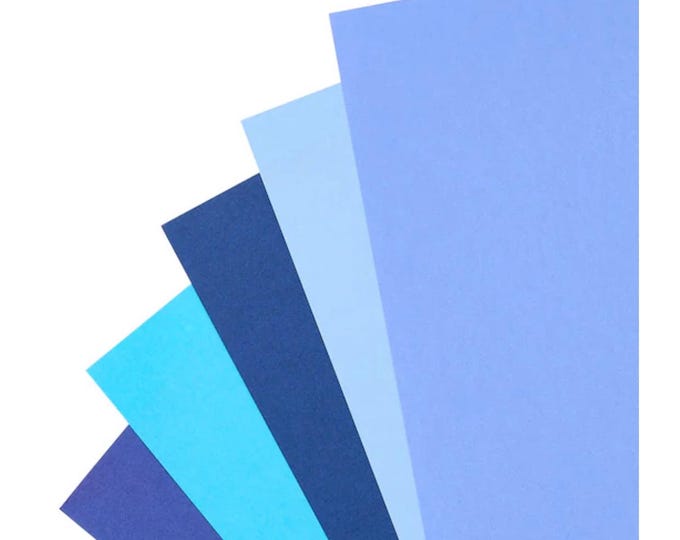 Blue Colors Cardstock Paper,65lb Cardstock Paper,8.5x11 Cardstock ...