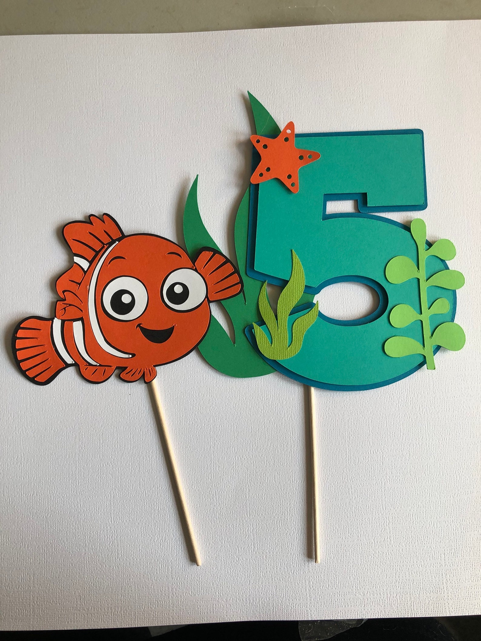 Finding Nemo cake topperany age cake topperocean birthday | Etsy