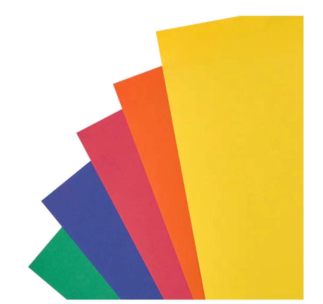Primary Colors Cardstock Paper,65lb Cardstock Paper,8.5x11 Cardstock ...