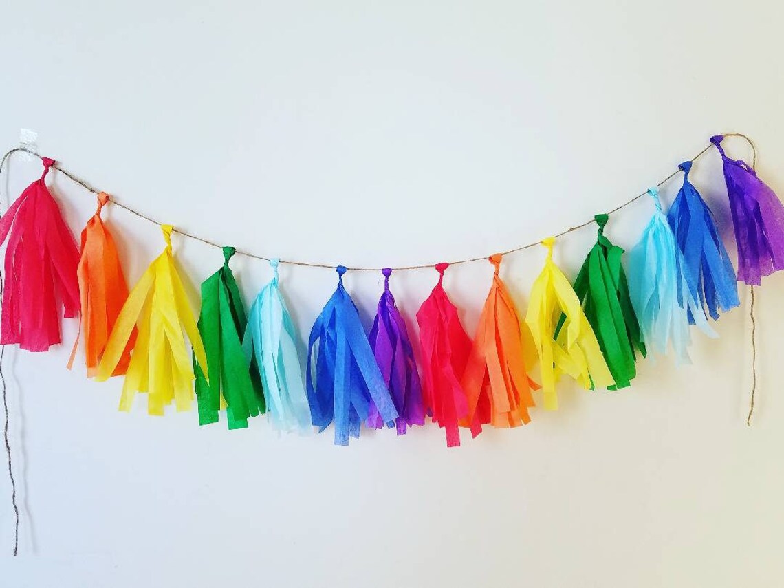 Rainbow Bannerrainbow Birthday Bannerbirthday Bannerrainbow - Etsy