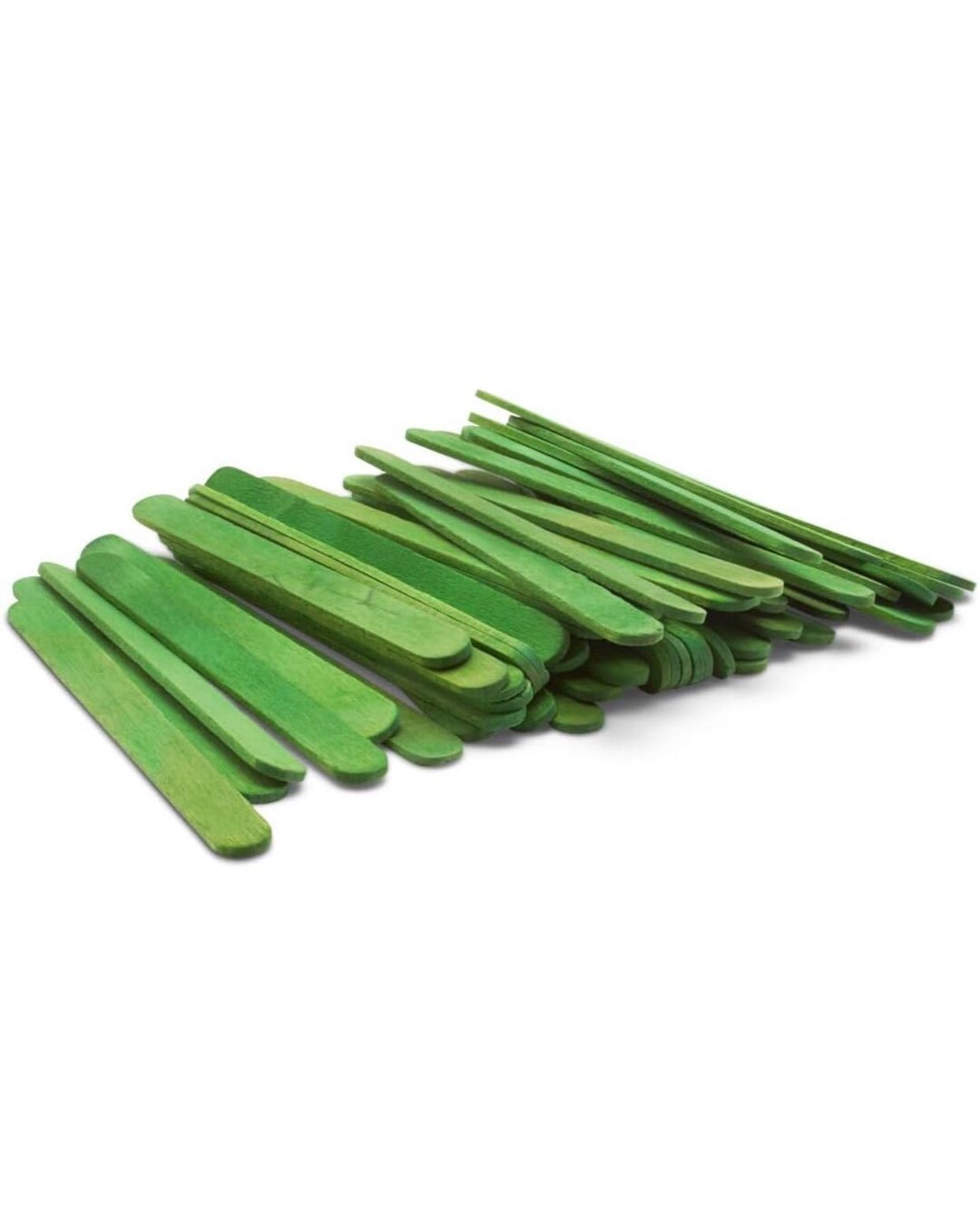 Green Popsicle Sticks, Green Popsicle Sticks for Crafts 4-1/2 Inch ...