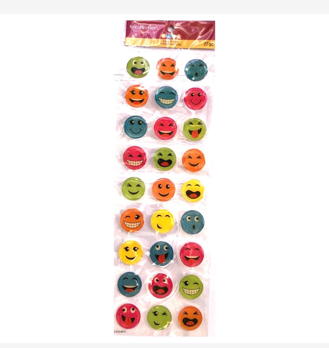 Smiley Face Scrapbook Stickers,happy Face Sticker, Teacher Sticker ...