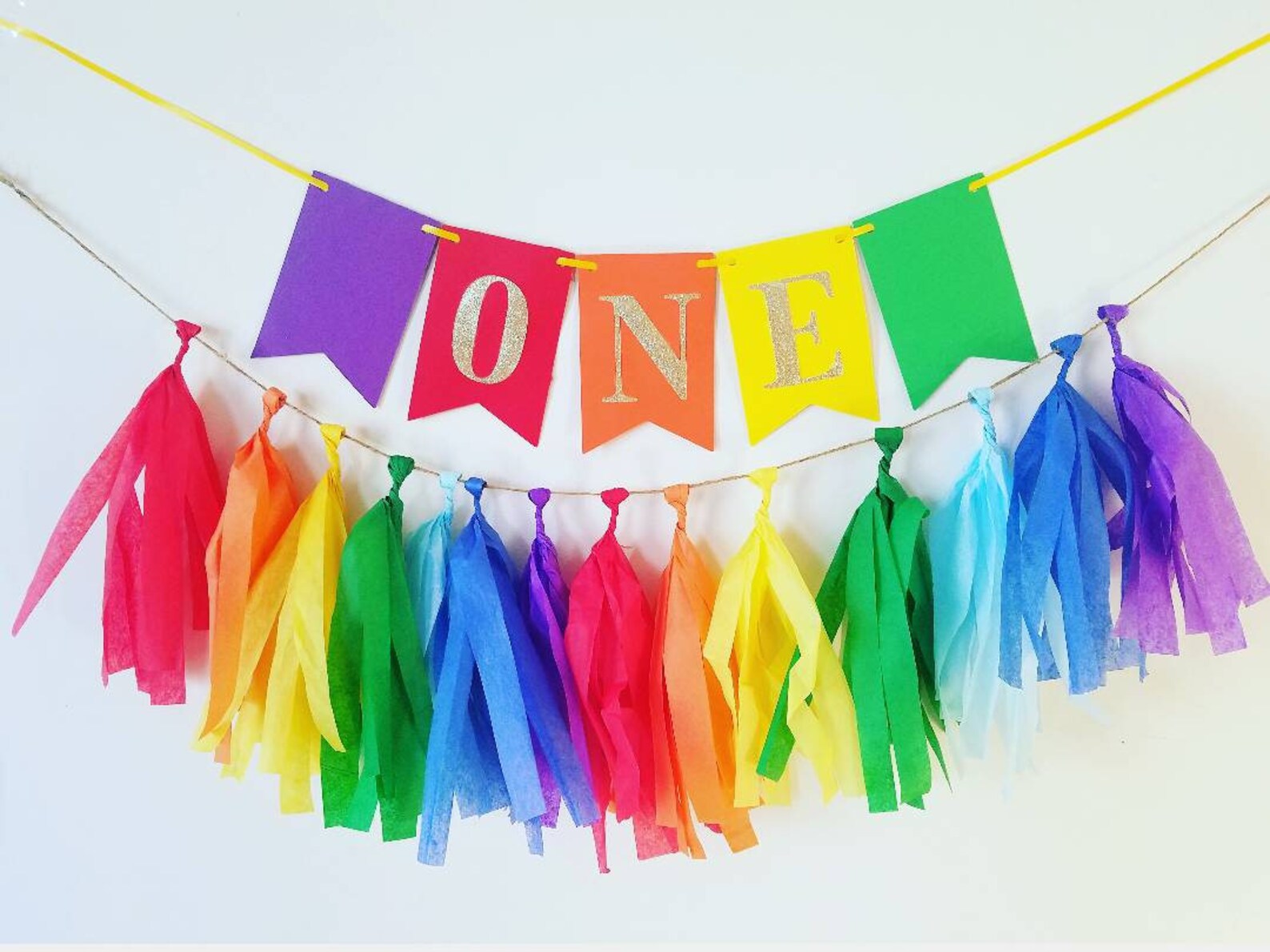 Rainbow Bannerrainbow Birthday Bannerbirthday Bannerrainbow - Etsy