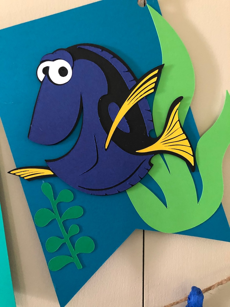 Finding Nemo Bannerfinding Dory Bannernemo Birthday | Etsy