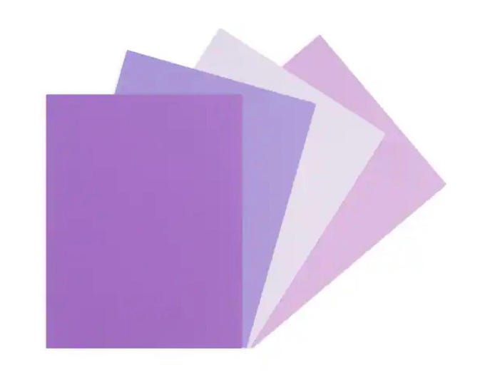Purple Colors Cardstock Paper,65lb Cardstock Paper,8.5x11 Cardstock ...