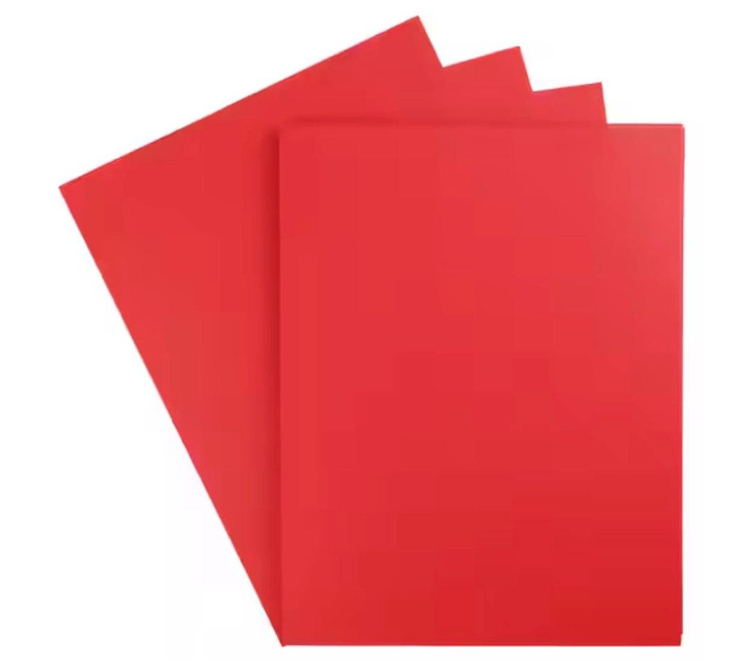 Red Cardstock Paper,65lb Cardstock Paper, 8.5x11 Cardstock,cardstock ...