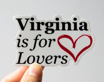 Virginia Bumper Sticker | Etsy