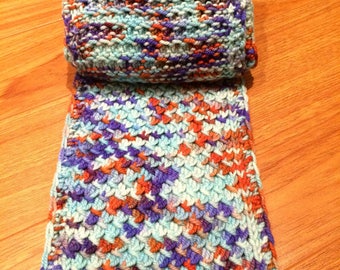 Hand knit scarf | Etsy