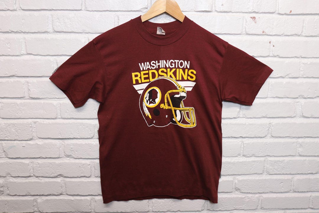 80s Vintage Washington Football Helmet T Shirt Size Large - Etsy