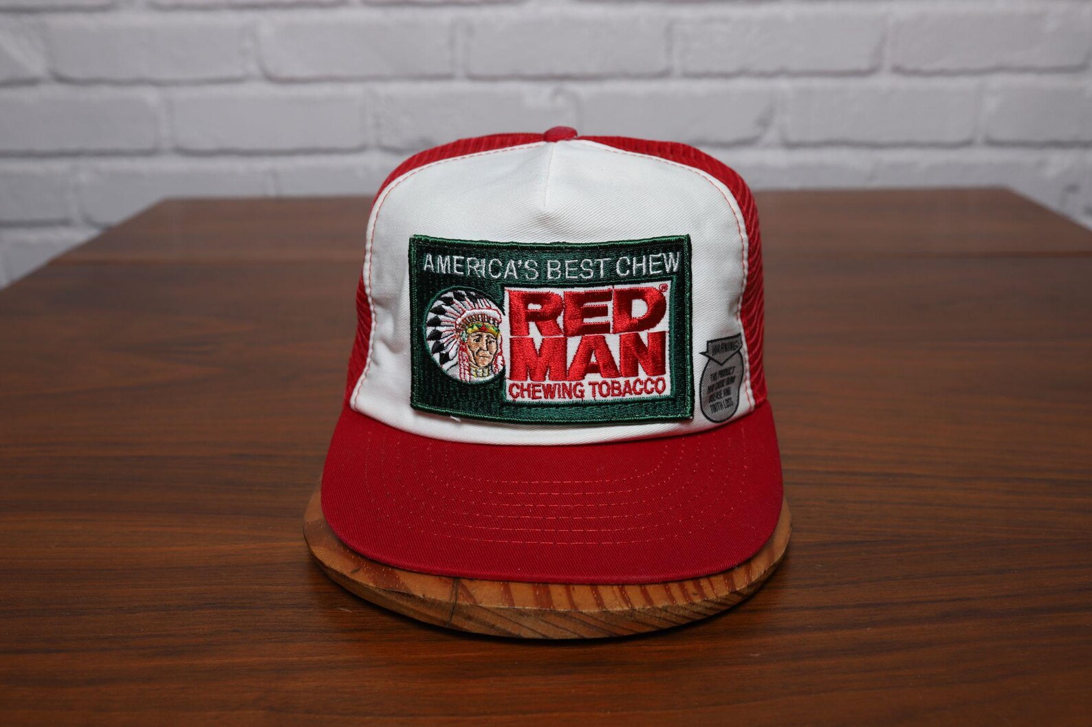 80s Red Man Chewing Tobacco Trucker Hat - Etsy