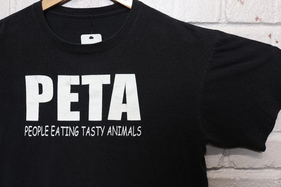 2000s peta people eating tasty animals tee shirt size… - Gem