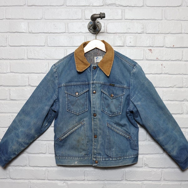 Wrangler Blanket Lined Denim Jacket - Etsy