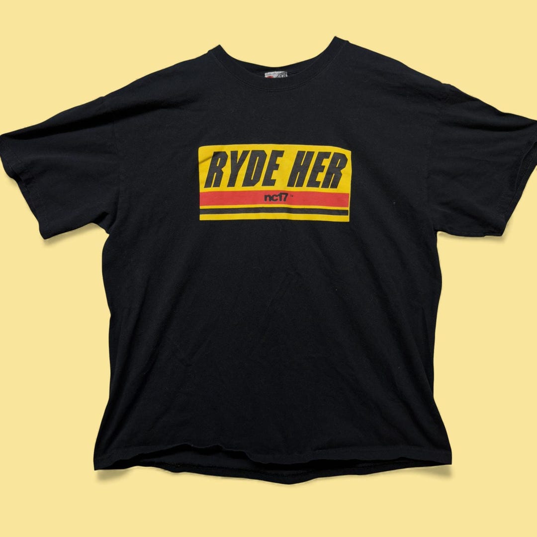 Vintage NC 17 Ryde Her 90s Skate T Shirt Size XL - Etsy
